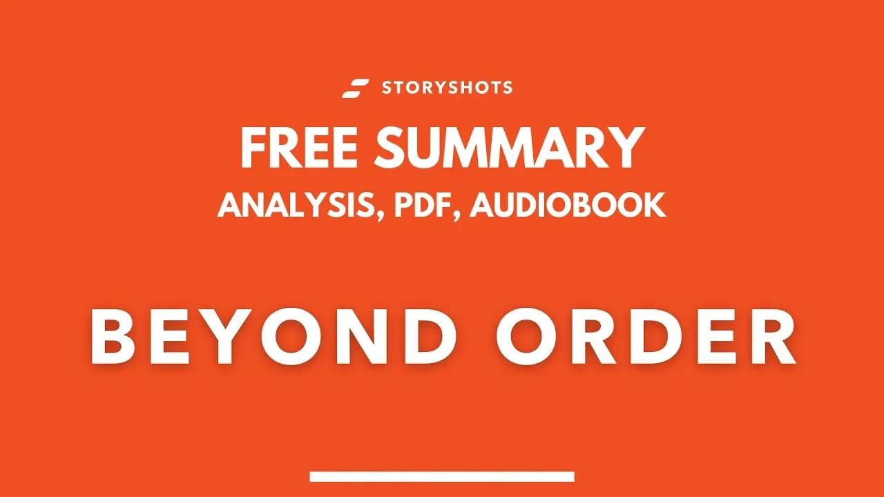 Beyond Order Book Summary & Review | Jordan Peterson | Free Audiobook