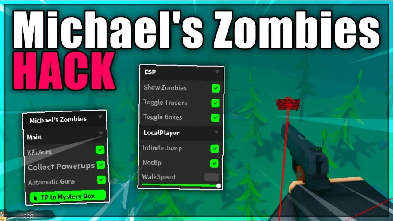 Michael's Zombies Script Hack GUI | Instant Kill, Auto Farm, Gun Mods ...