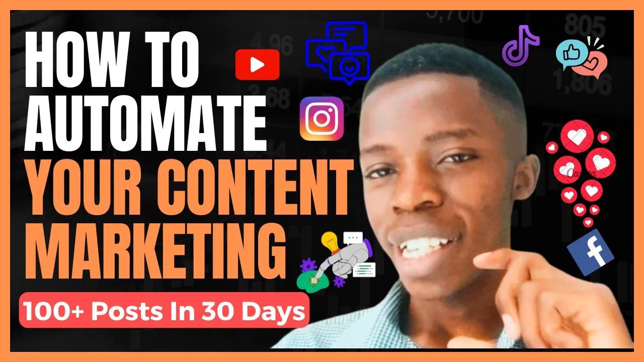 How TO Create Social Media CONSISTENT QUALITY CONTENTS (FULLY AUTOMATED) 100 Posts in 30 days.