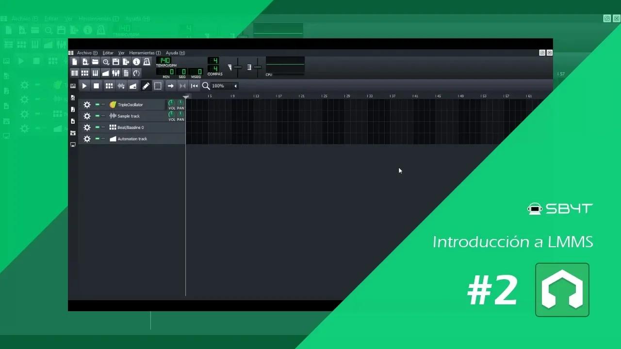 2. Piano roll | Introducción a #LMMS (2023) | Curso de producción musical gratis | SBYT
