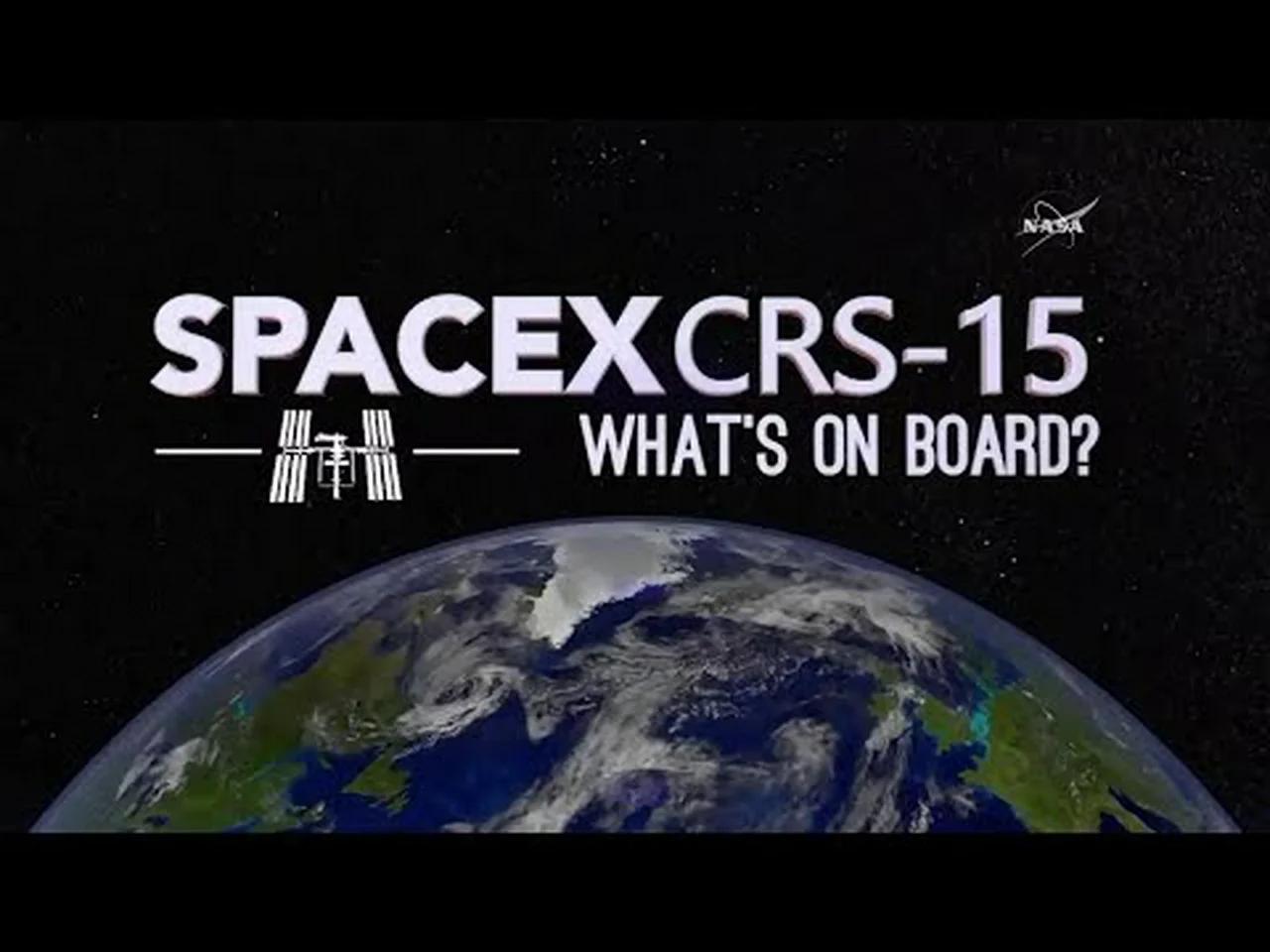SpaceX's CRS-15 Mission to the Space Station: What's On Board?