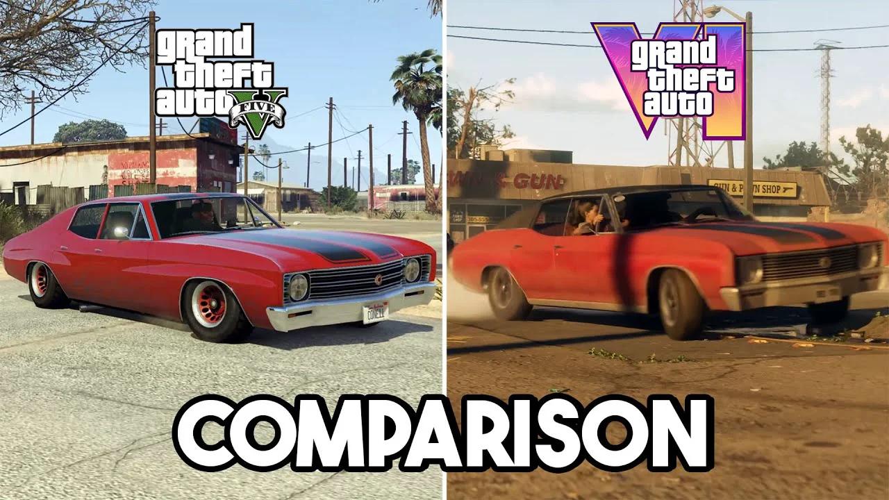 GTA VI vs. GTA V | Real Graphics Comparison