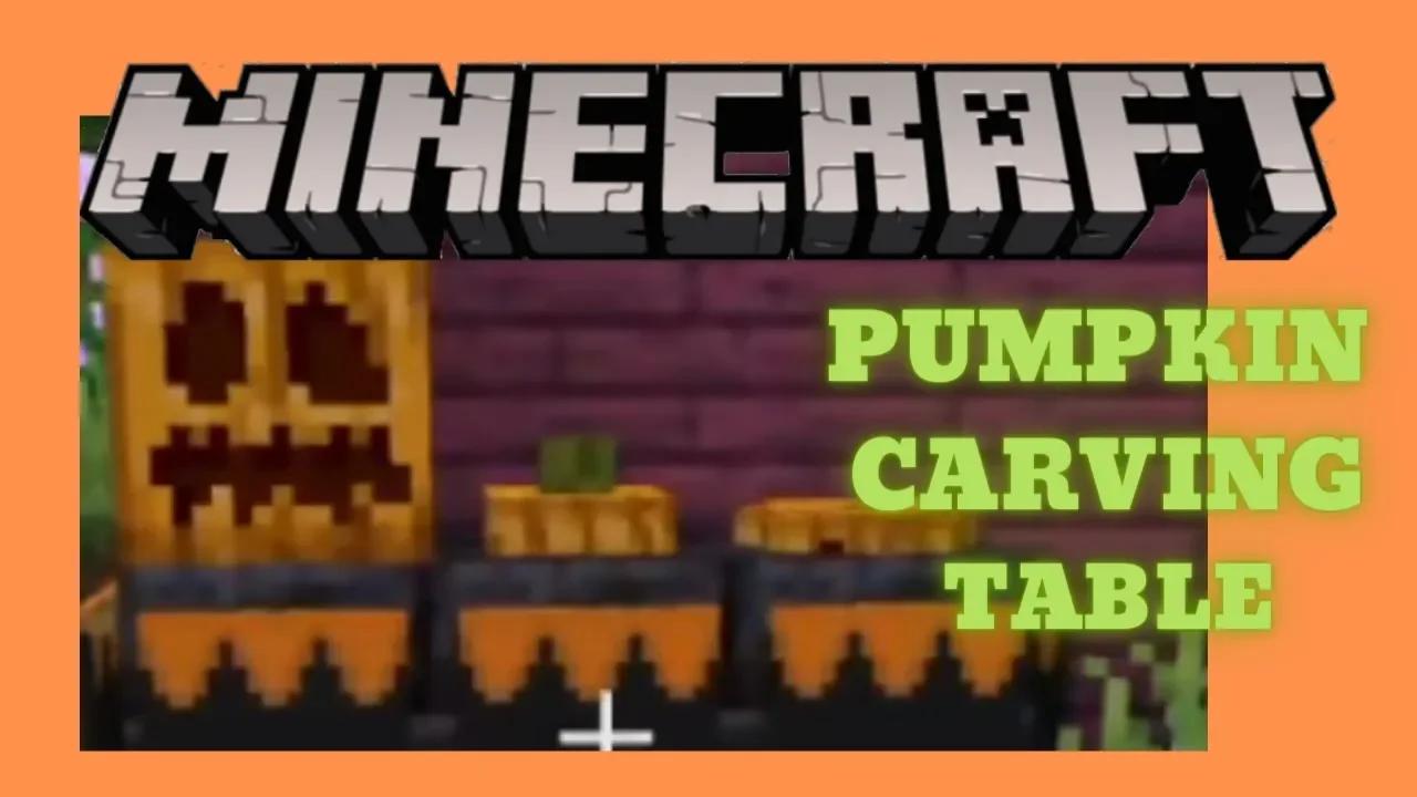 Minecraft: How To Make A Pumpkin Carving Table