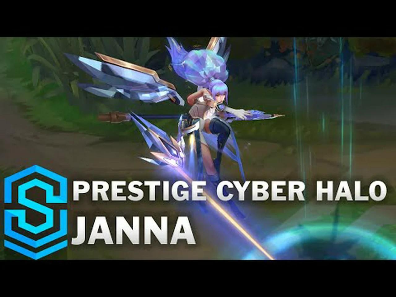 Prestige Cyber Halo Janna Skin Spotlight - Pre-Release - League of Legends