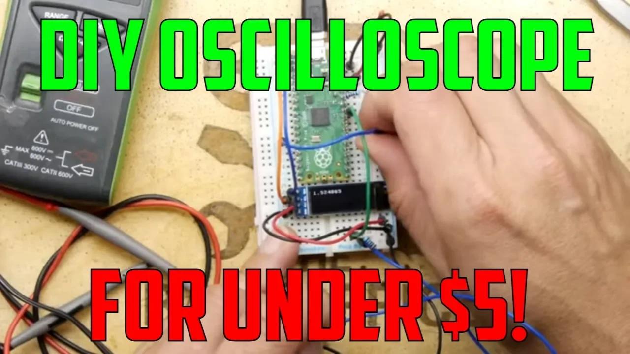 Make your own DIY oscilloscope for £4