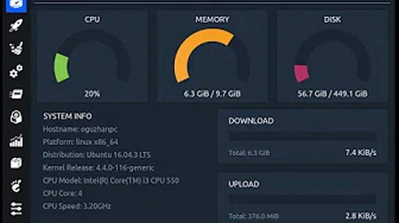 Stacer Kali Linux - Linux System Optimizer and Monitoring
