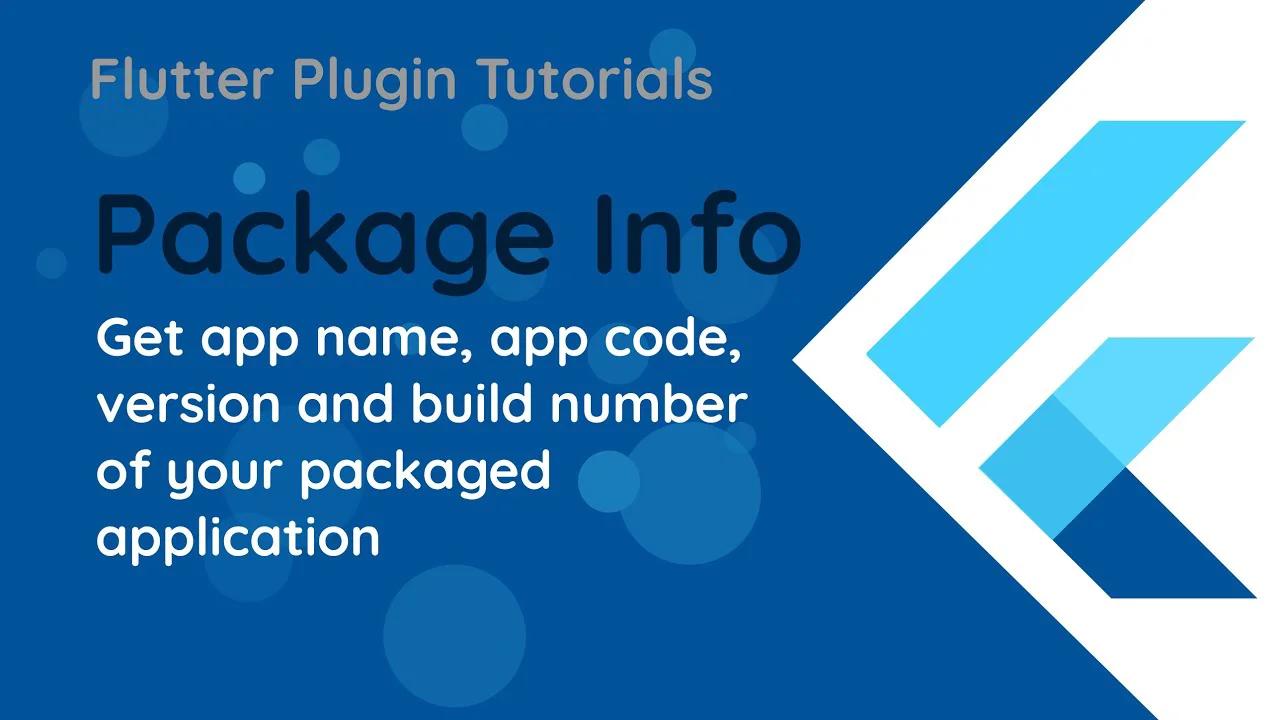 @Flutter Plugin - Package Info