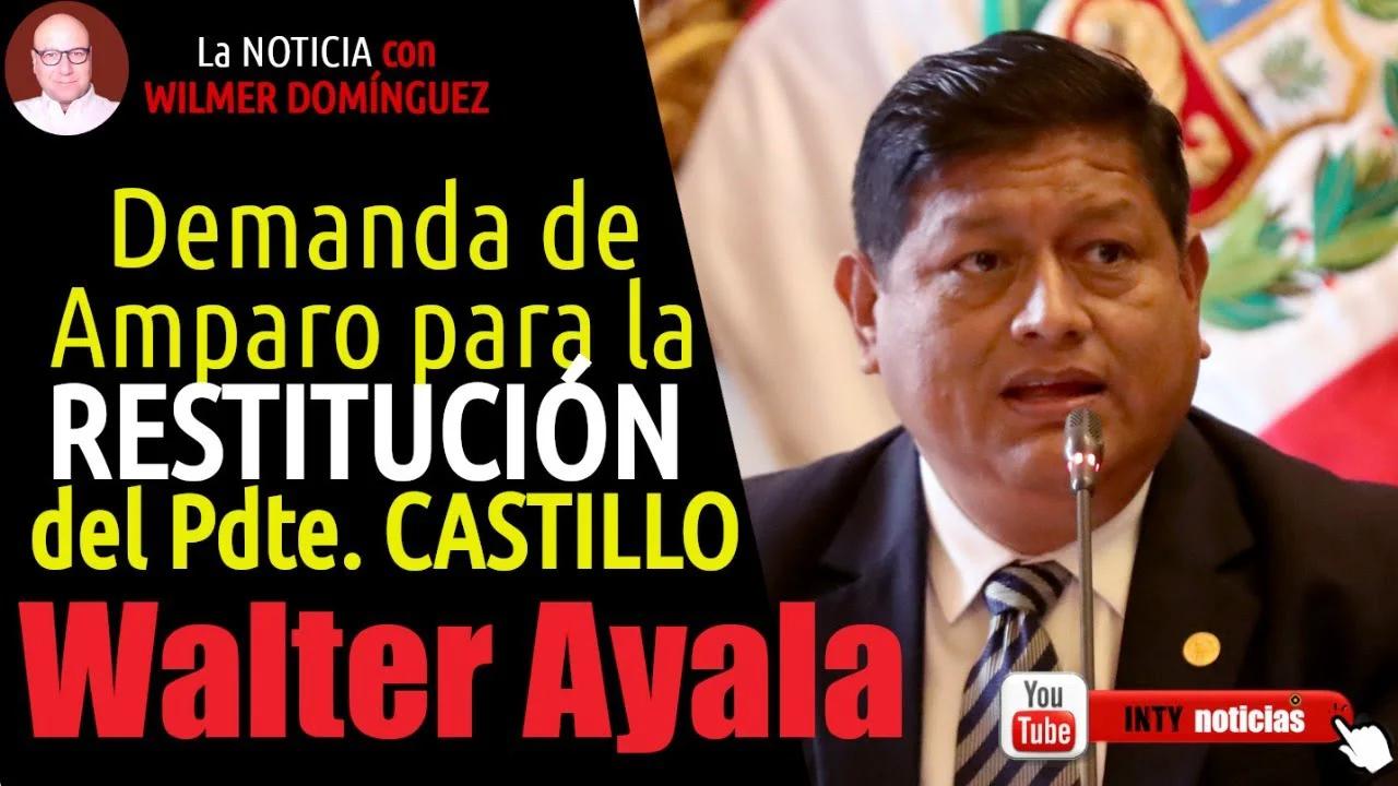 HOY 9:00 PM HORA DE LIMA ENTREVISTA EXCLUSIVA EN INTY NOTICIAS! EN VIVO EL DR. WALTER AYALA!