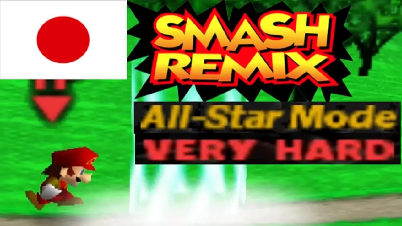Smash Remix - All-Star Mode Gameplay with NTSC-J Mario (VERY HARD)