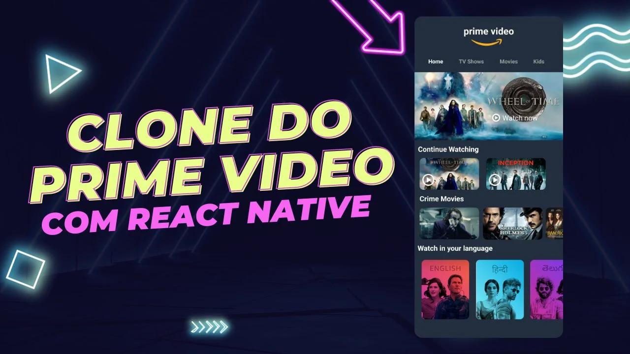 CLONE DO PRIME VIDEO - Aula 04 | Curso de React Native + Expo