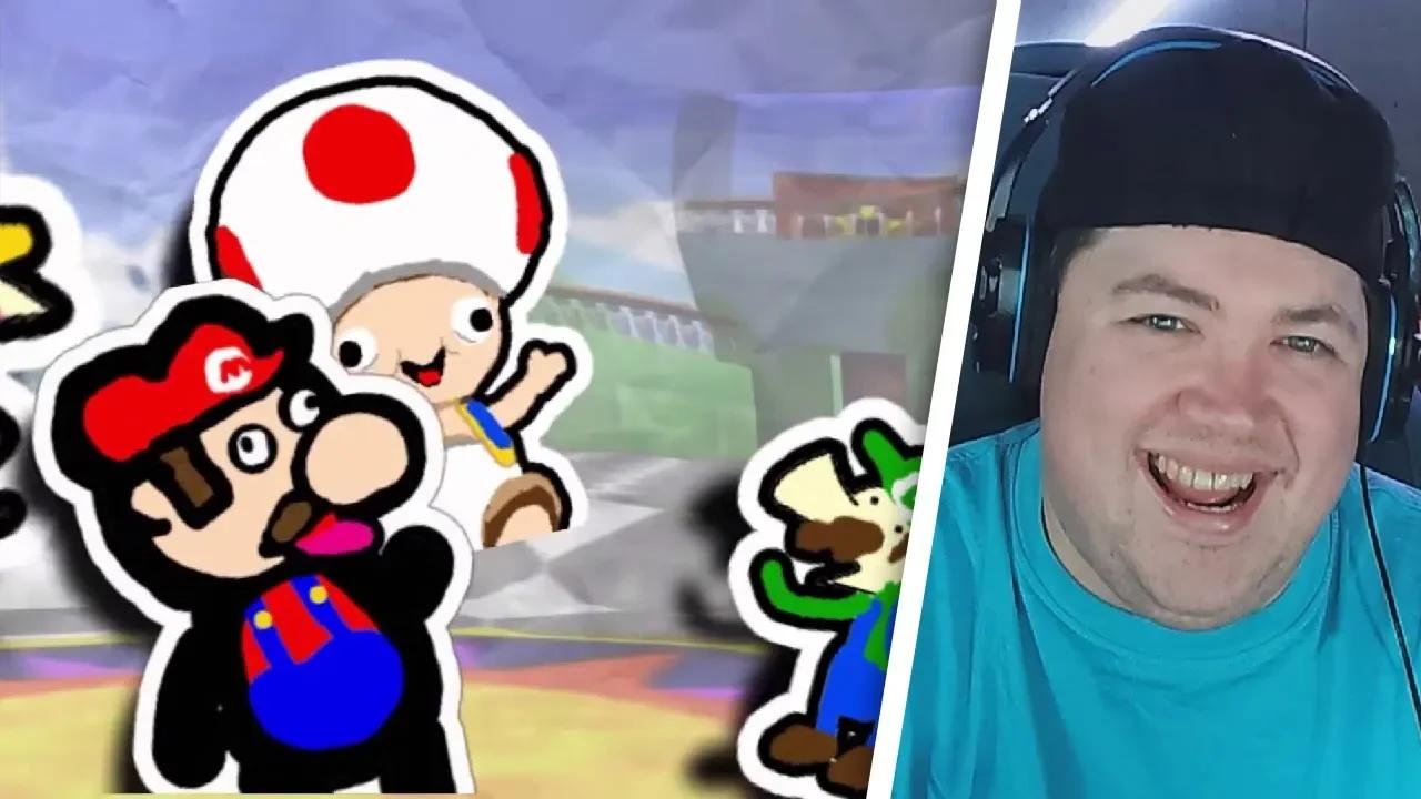 SMG4: Stupid Paper Mario | REAKTION