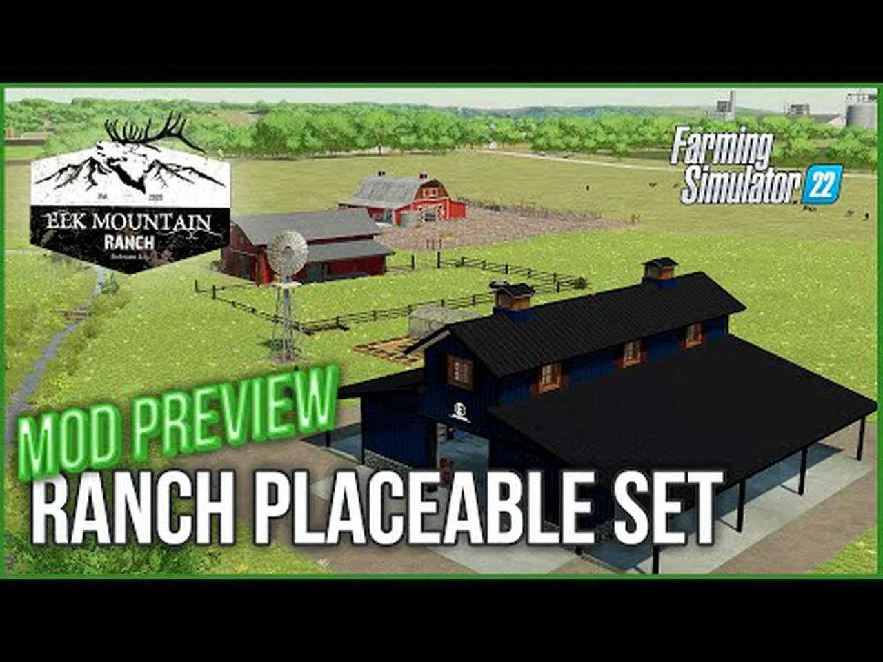 Mod Preview - Elk Mountain Modding 27 Piece Ranch Set - Farming ...