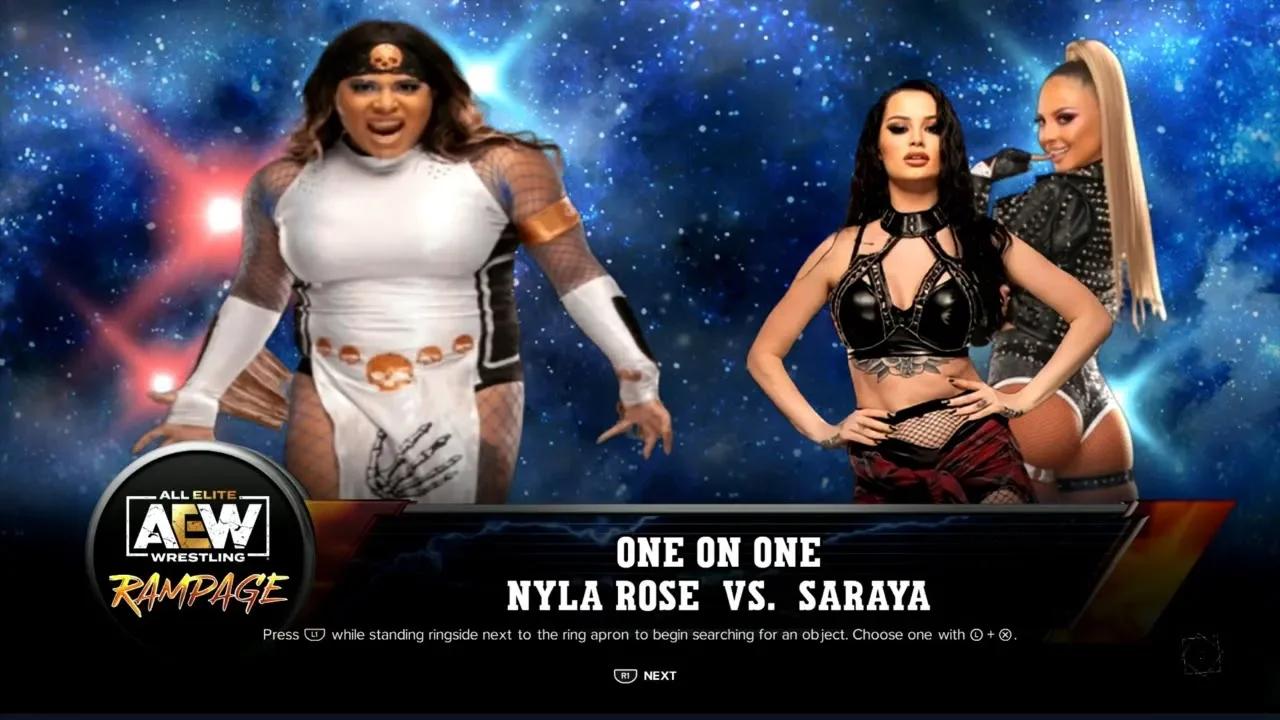 AEW Rampage Saraya vs Nyla Rose
