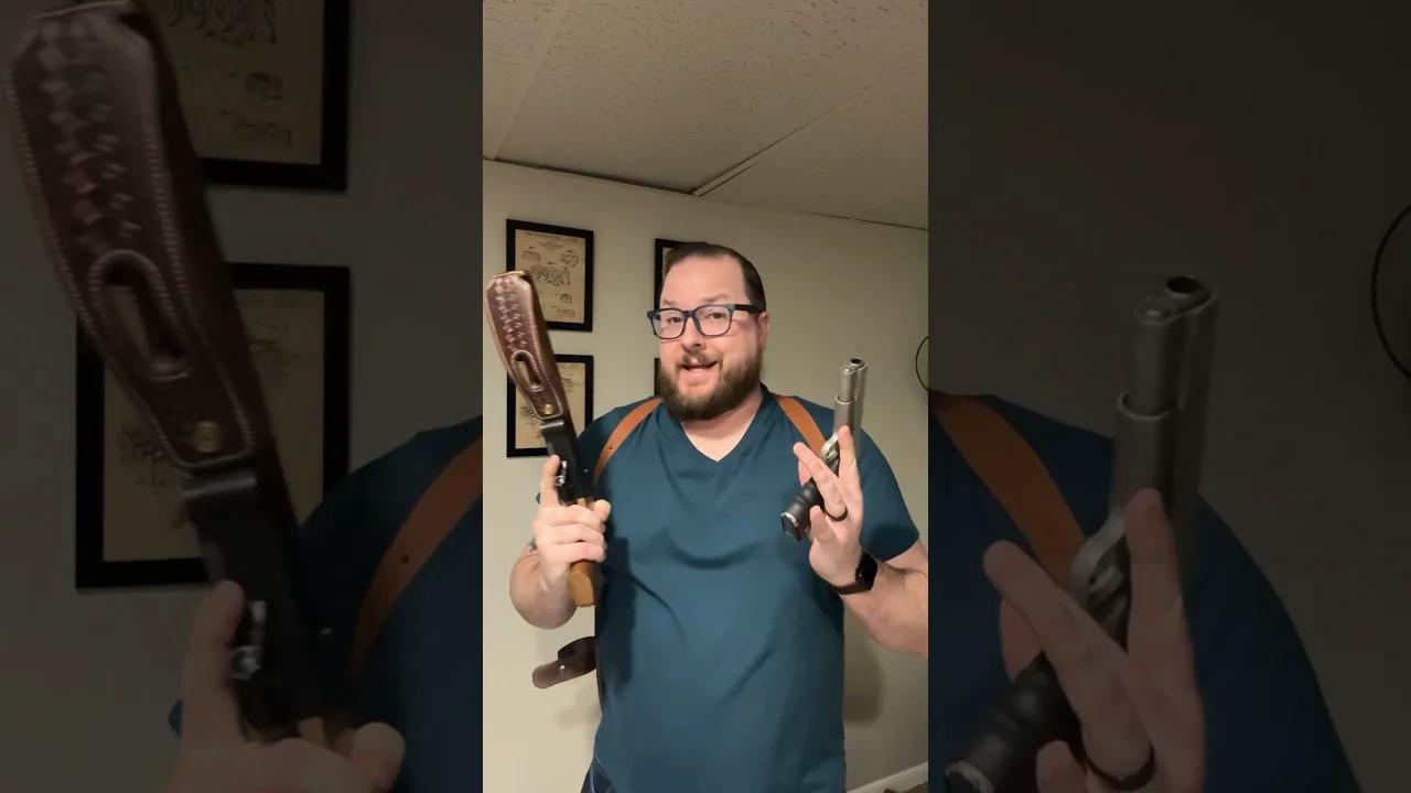 Miami Vice Inspired Sawed Off Shotgun Shoulder Rig Update