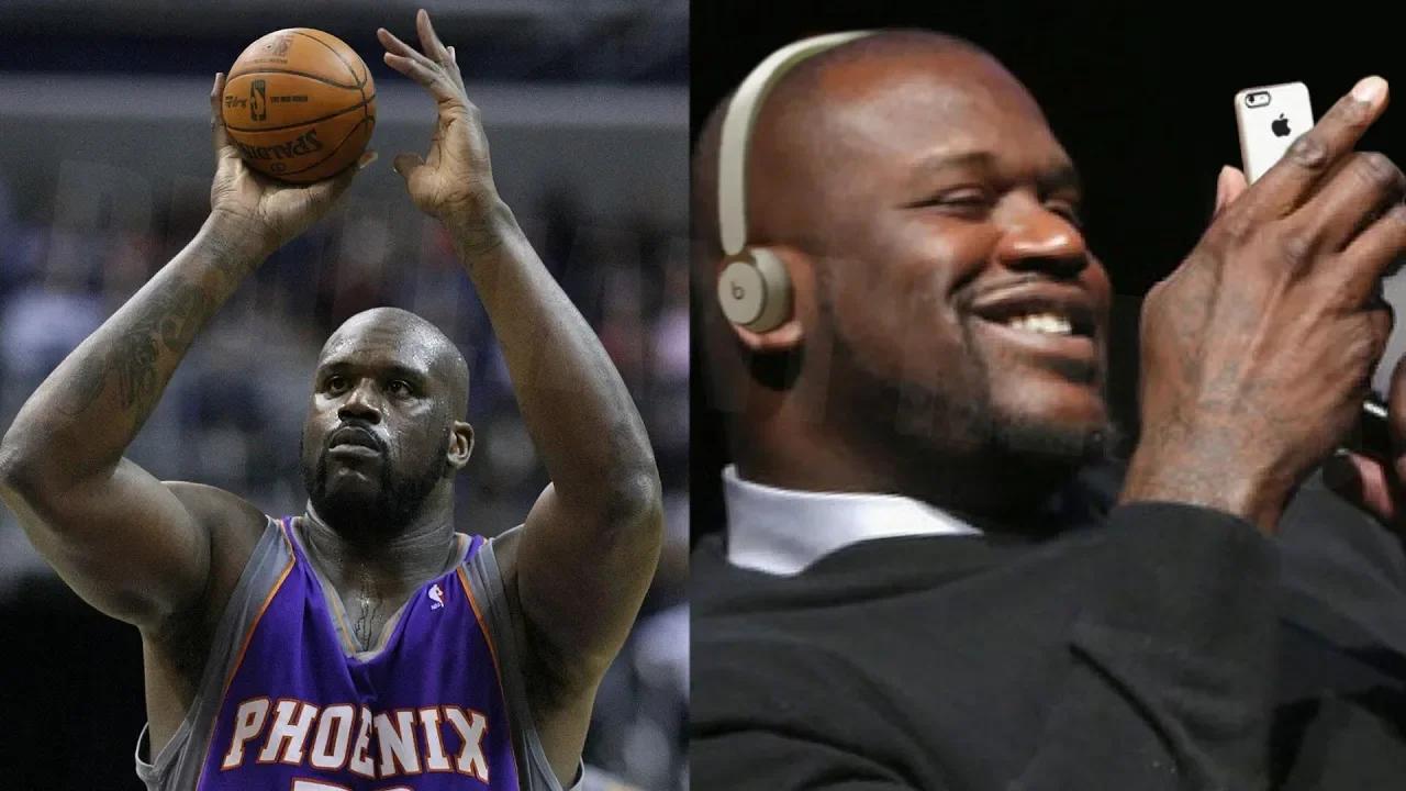 Shaq Using Normal Sized Things and Being GIANT. Shaq Using Normal Sized Things and Being GIANT.