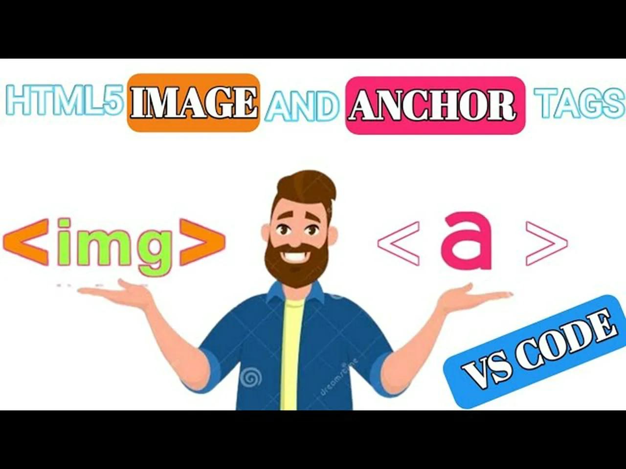 How to use Image and Anchor tags in HTML