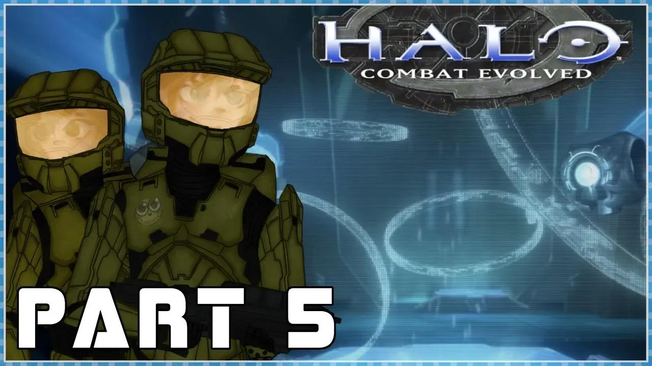 HALO COMBAT EVOLVED Co-op Playthrough Part 5 - INSIDE THE HALO!