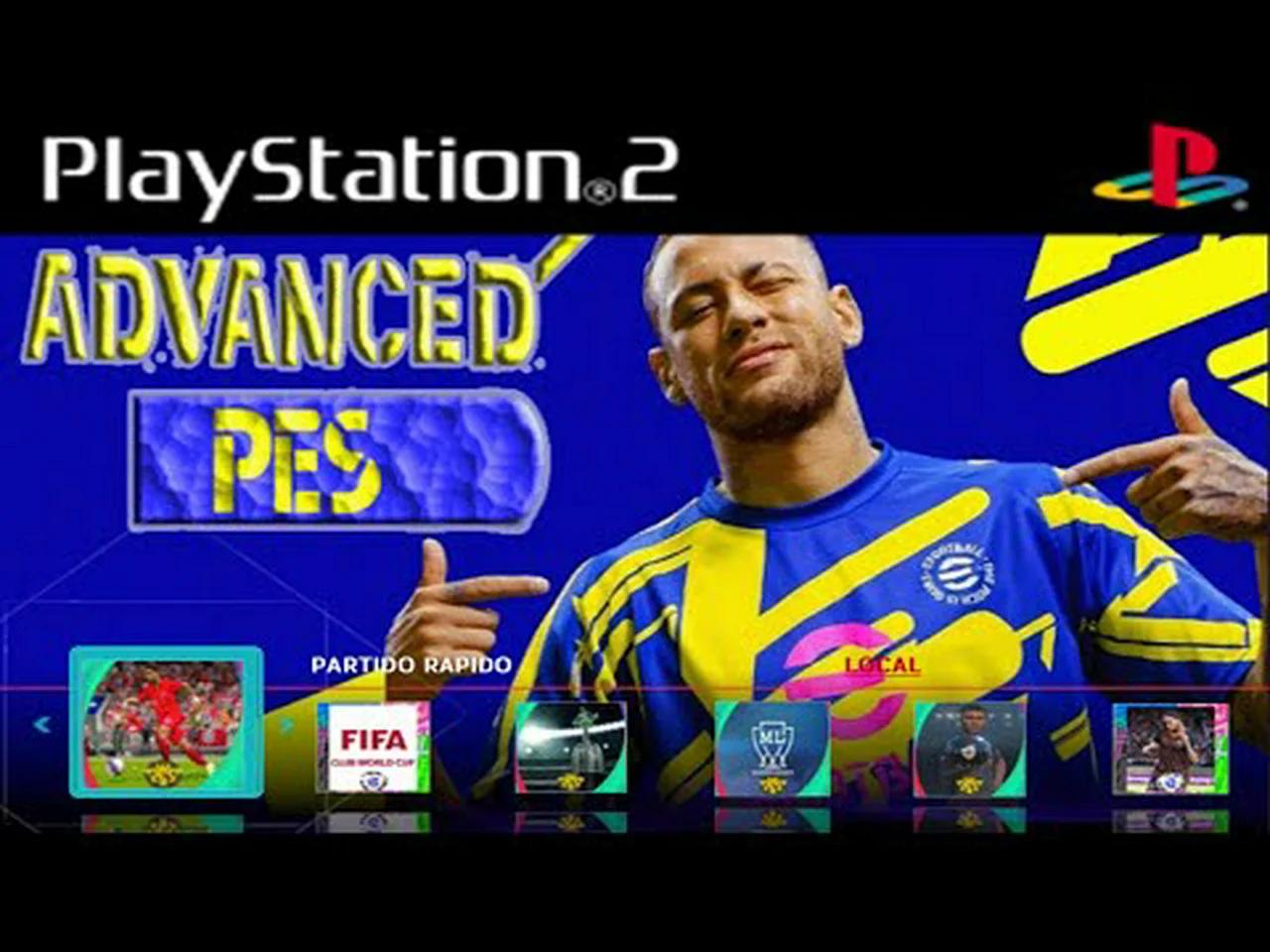 PES 2022 PS2 ADVANCED EXCLUSIVO MUNDIAL DE CLUBES BRASILEIRÃO E EUROPEU 100% ATUALIZADO EDITOR LETO