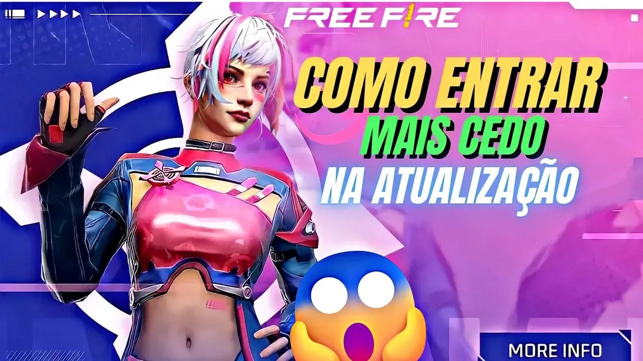 COMO ENTRAR NA ATUALIZAÇÃO DO FREE FIRE MAS CEDO MANUTENÇÃO DO SERVIDOR