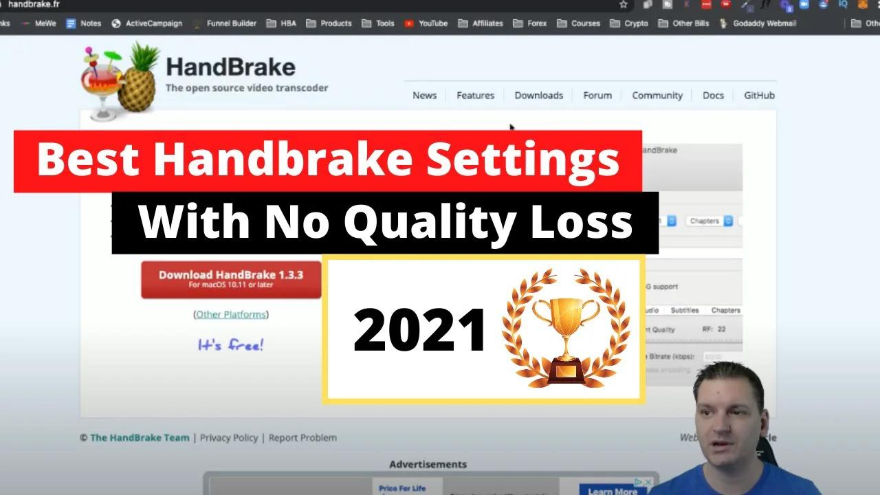 Handbrake Video Compression Tutorial [Best Handbrake Settings for 2021] Mike Hobbs (ReDo)
