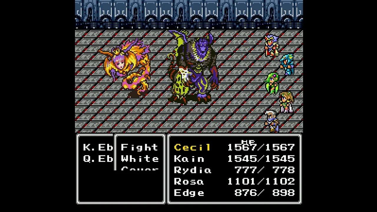 Final Fantasy IV (SNES) - Tower of Babil - King & Queen of Eblan