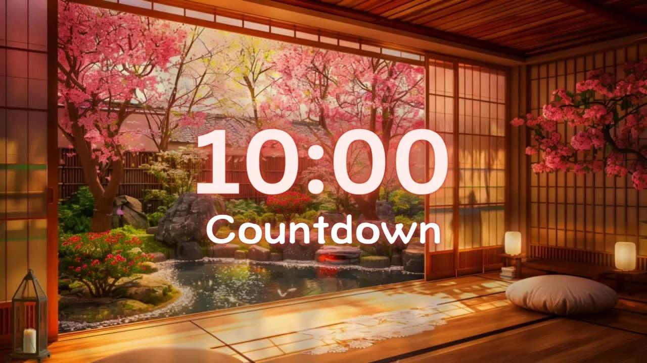 10 MINUTE TIMER Japanese Inspired Zen Room - Timer for Classroom, Yoga ...