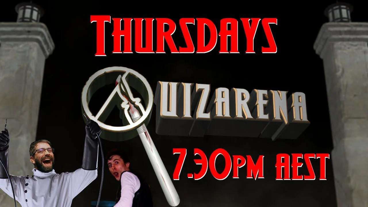 QUIZarenaLIVE 9a Interactive Horror Movie Trivia Livestream