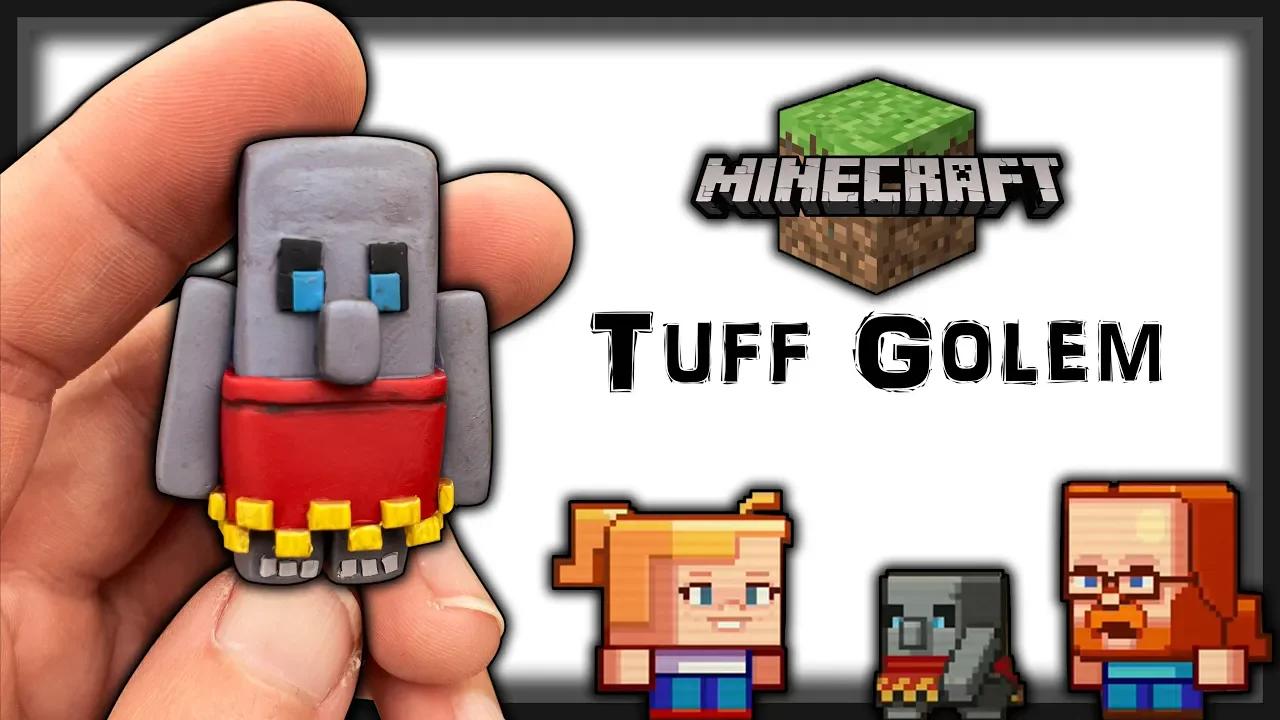 Minecraft Tuff Golem ★ How to Sculpt a Tuff Golem ★ Polymer Clay ...