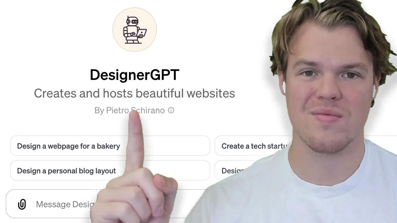 Designer GPT: Creates & Hosts Beautiful Websites - OpenAI GPT App Store