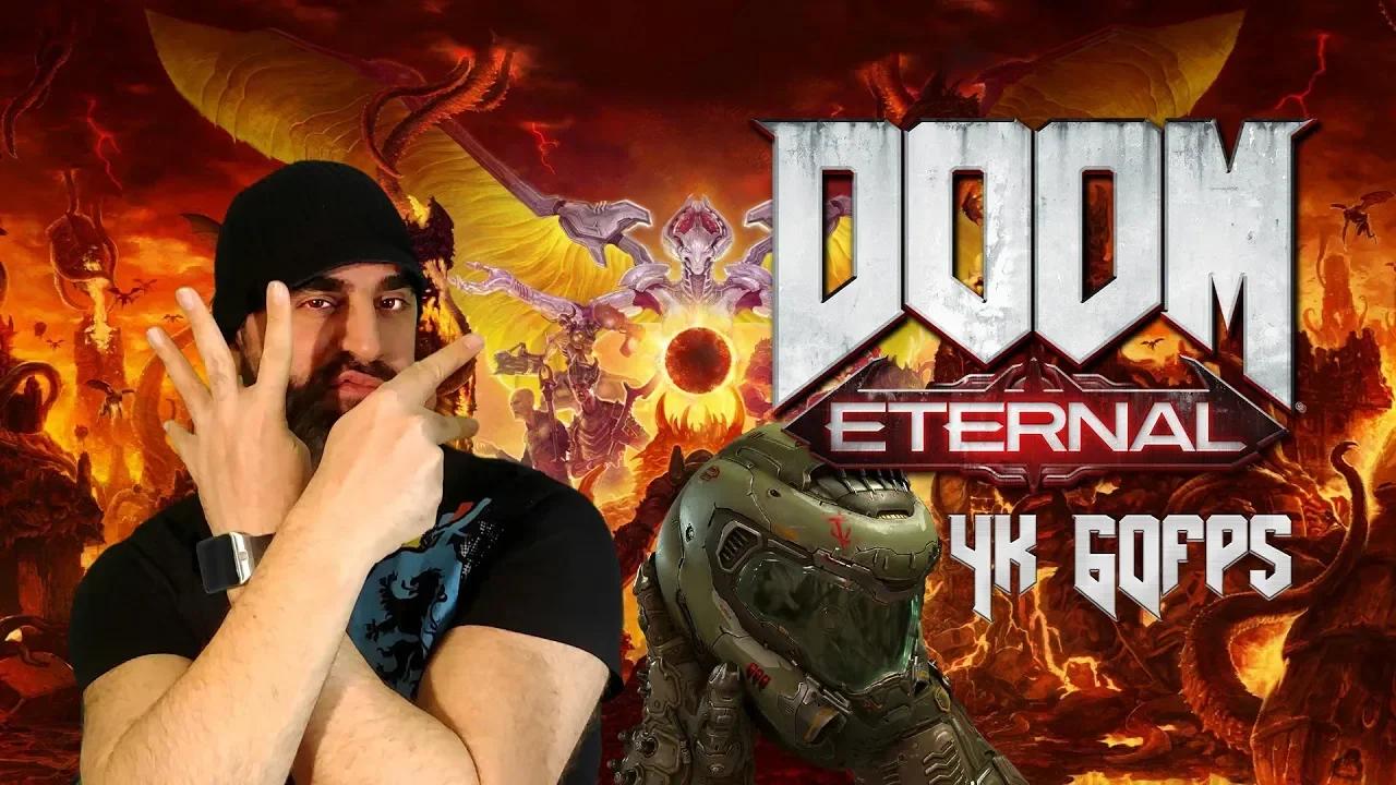 Doom Eternal 4k 60 Fps Trailer Reaction And 15 Minute Gameplay