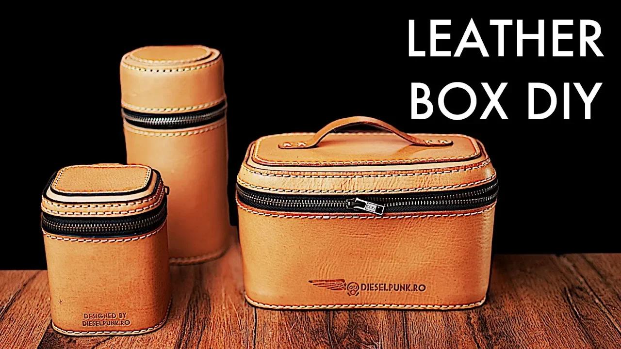 Leather Box DIY - Tutorial and PDF Pattern Download