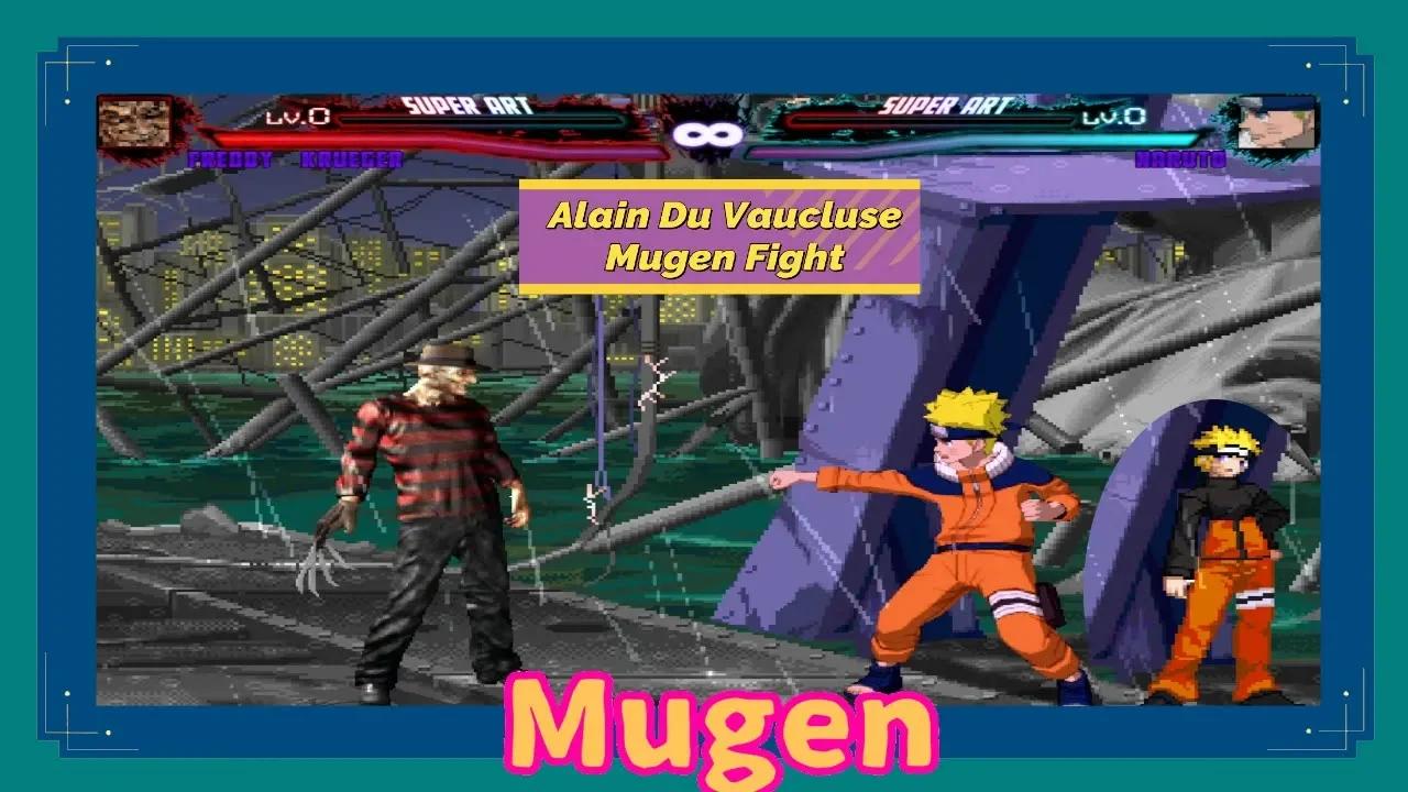 Mugen : Freddy Krueger Vs Naruto (Two Battle) (Request)