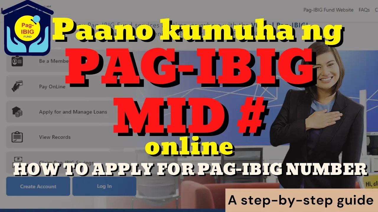 Paano Kumuha Ng Pag-Ibig Number online? | How To Apply For Pag-Ibig ...
