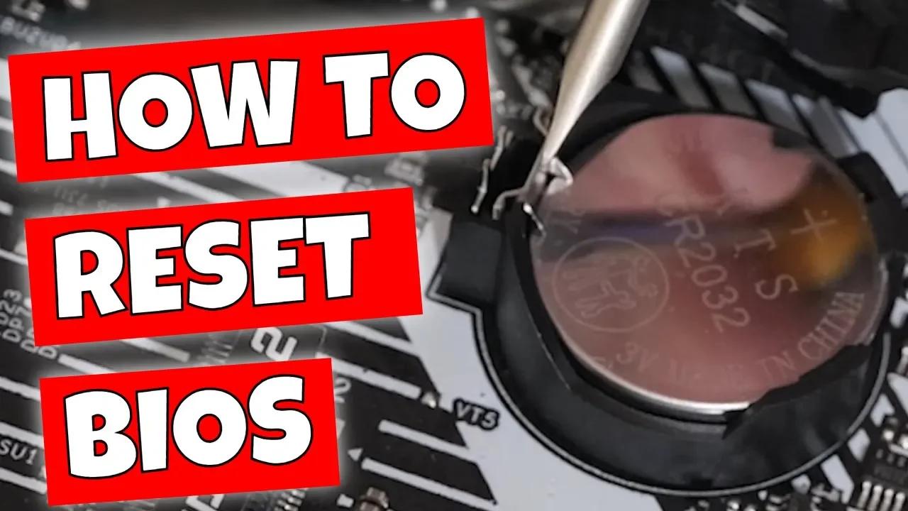 How To RESET Your PC BIOS Or CMOS To Factory Default Settings and ...