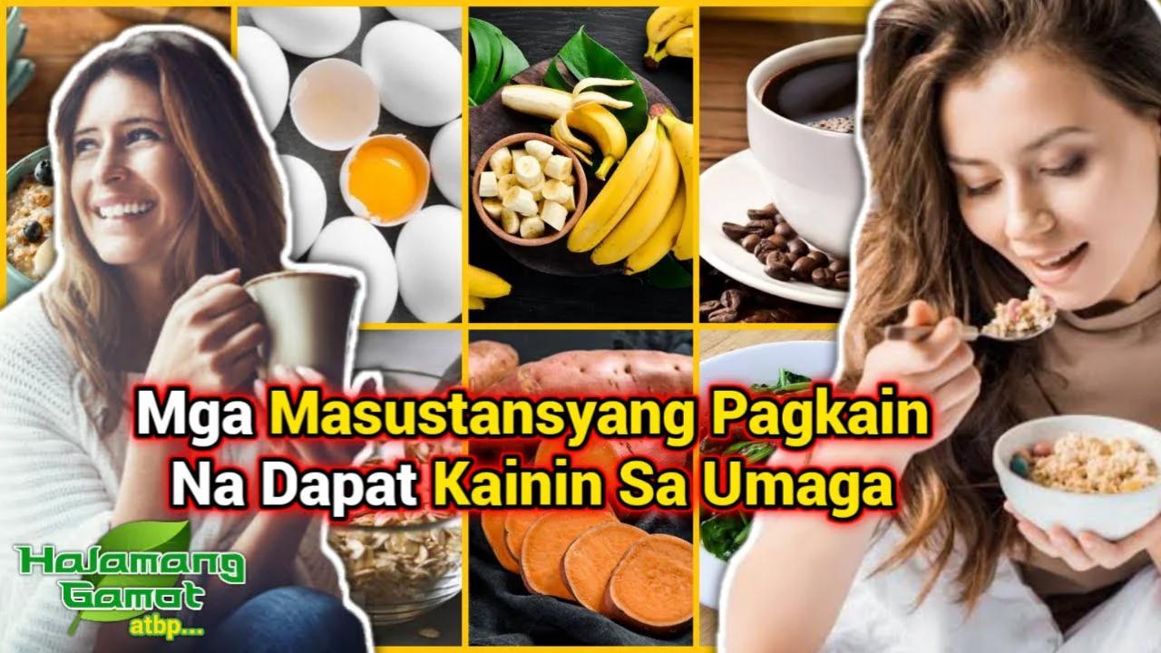Mga Masustansyang Pagkain Na Dapat Kainin Sa Umaga | Halamang Gamot ATBP