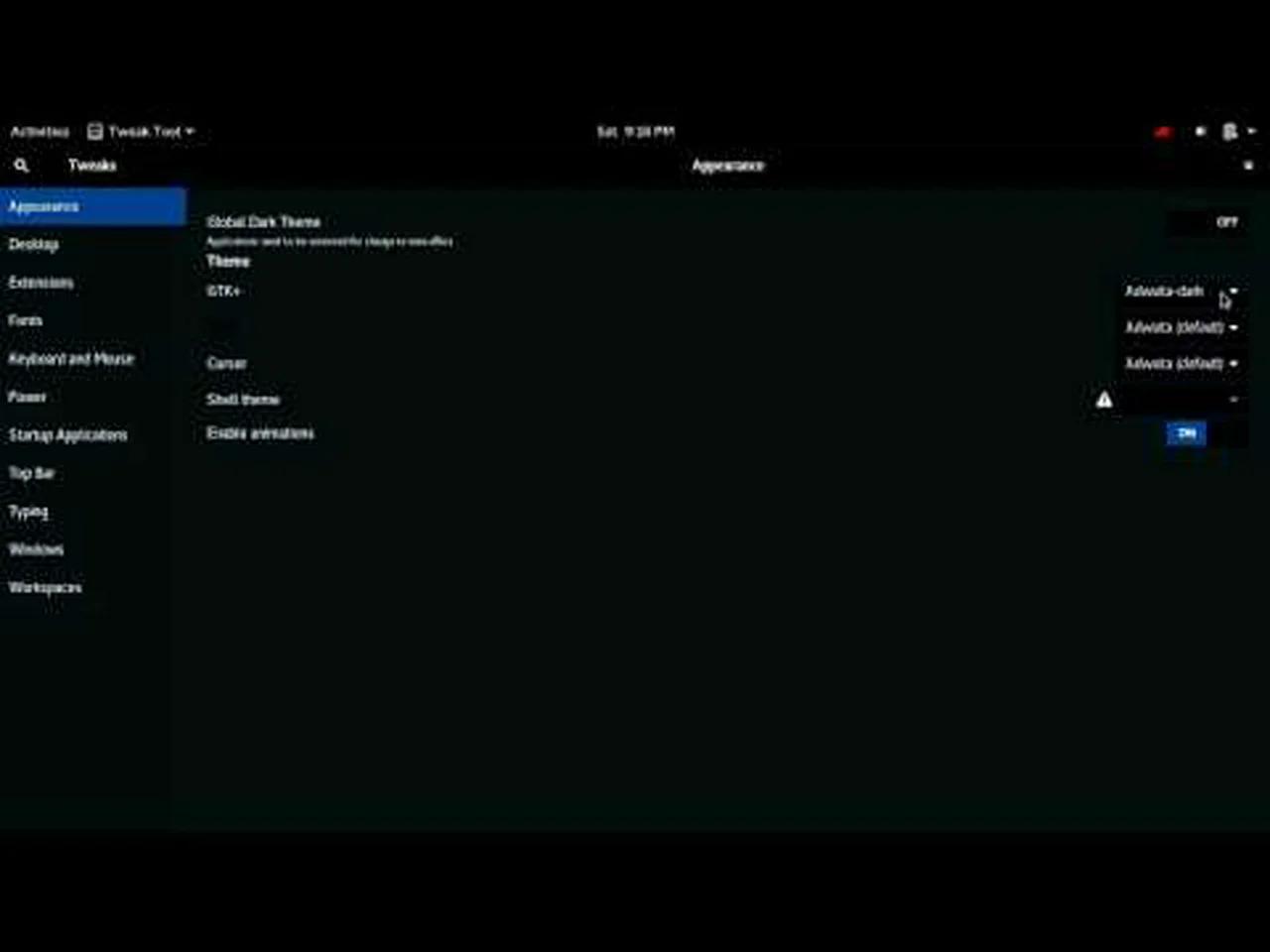 Introduction of Tweak Tool