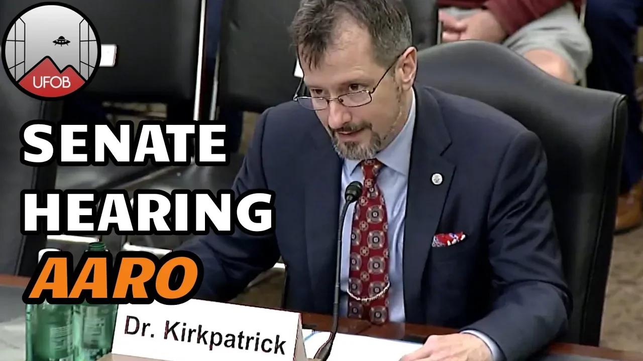 2023 🇺🇸 #UFOB [HEARING] Senate Armed Services hearing with AARO ...