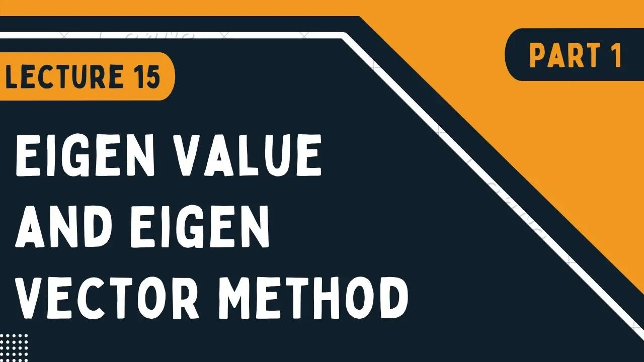 Eigenvalue And Eigenvector Method Solution Of System Of Linear Differ