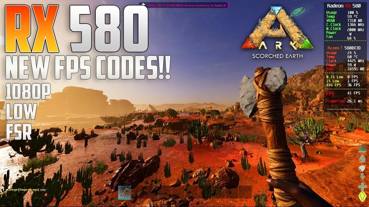 Ark Survival Ascended RX 580 | 1080p | Low & FSR