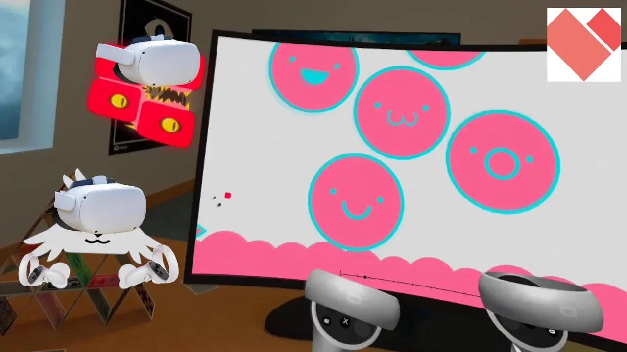 I played Project Arrhythmia in VR! (Oculus Quest 2)