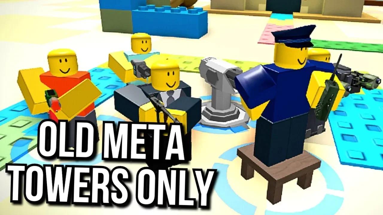 OLD META TOWERS ONLY - Tower Defense Simulator [Roblox]