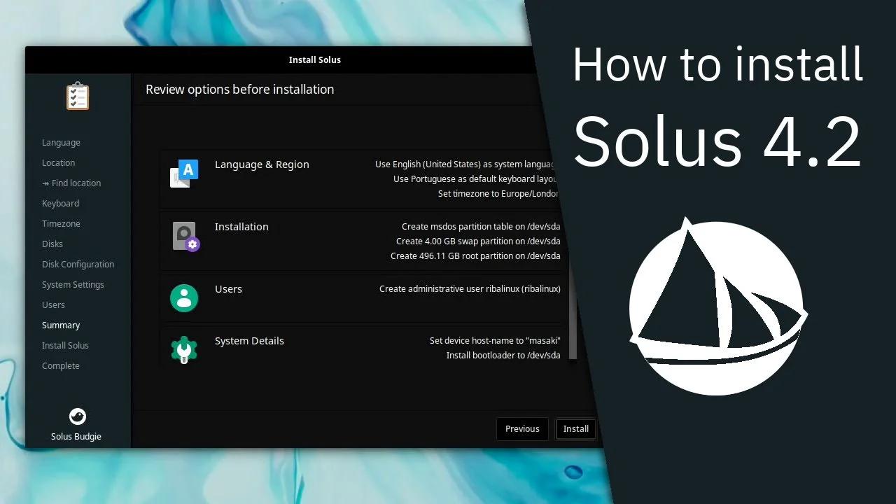 How to install Solus 4.2