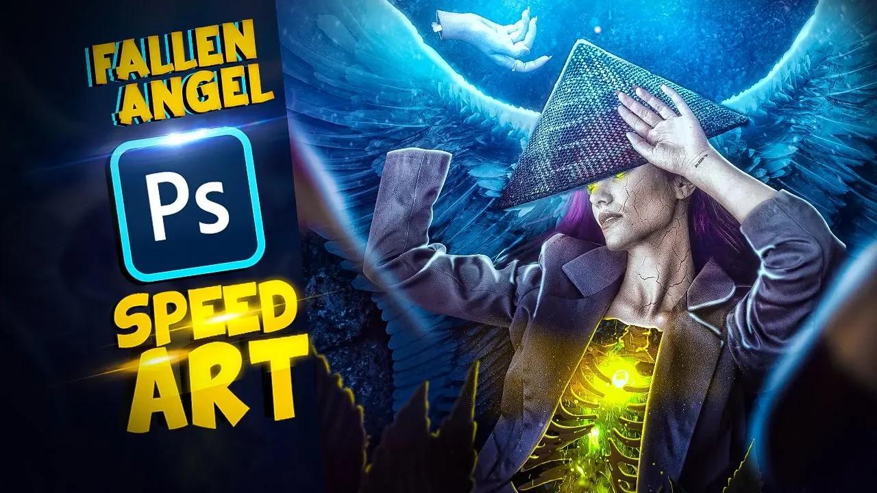 FALLEN ANGEL - This is how I edited in Photoshop. #photoshop #mrhires # ...