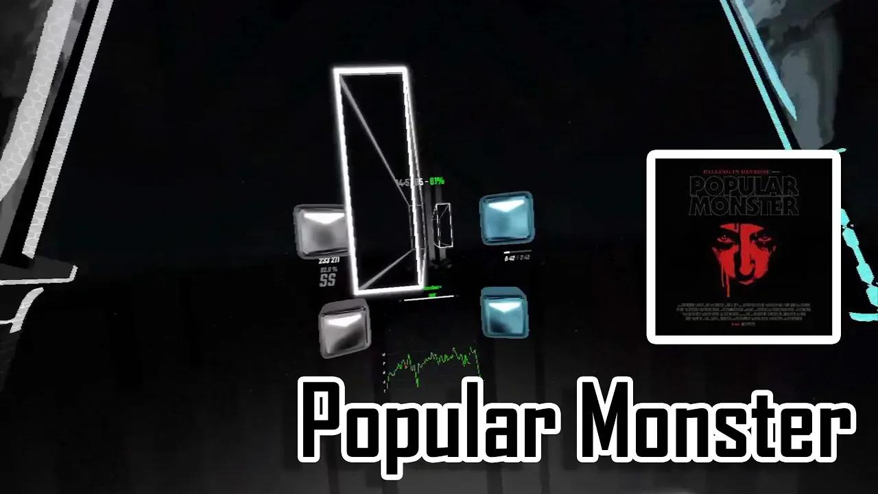 Popular Monster - Falling In Reverse | A Beat Saber Map (Filmed On Quest 2)