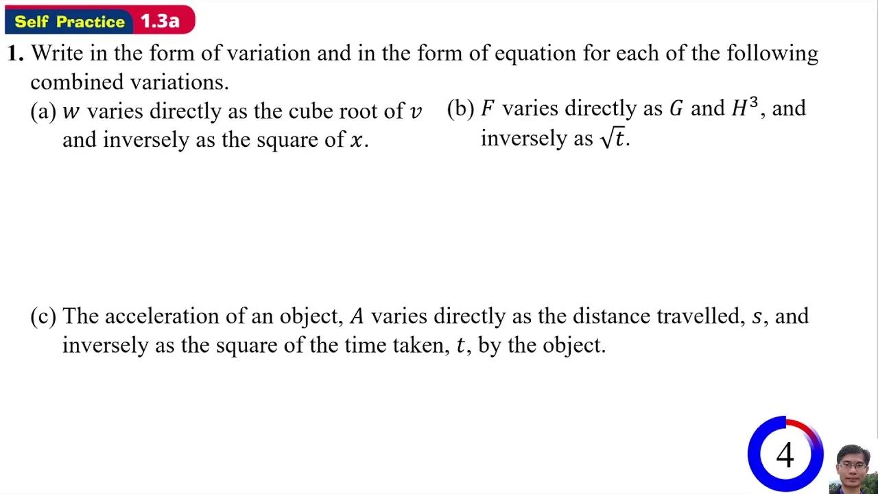 #KSSM #MATHEMATICS FORM 5 Combined #Variation Example 22,23 Self ...