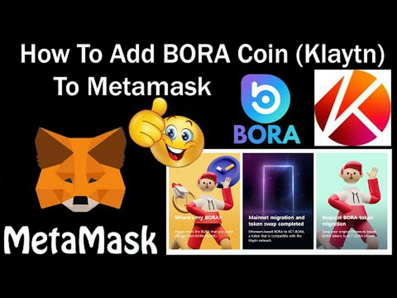 How To Add BORA Coin Klaytn To Metamask | Klaytn Mainnet | Crypto ...
