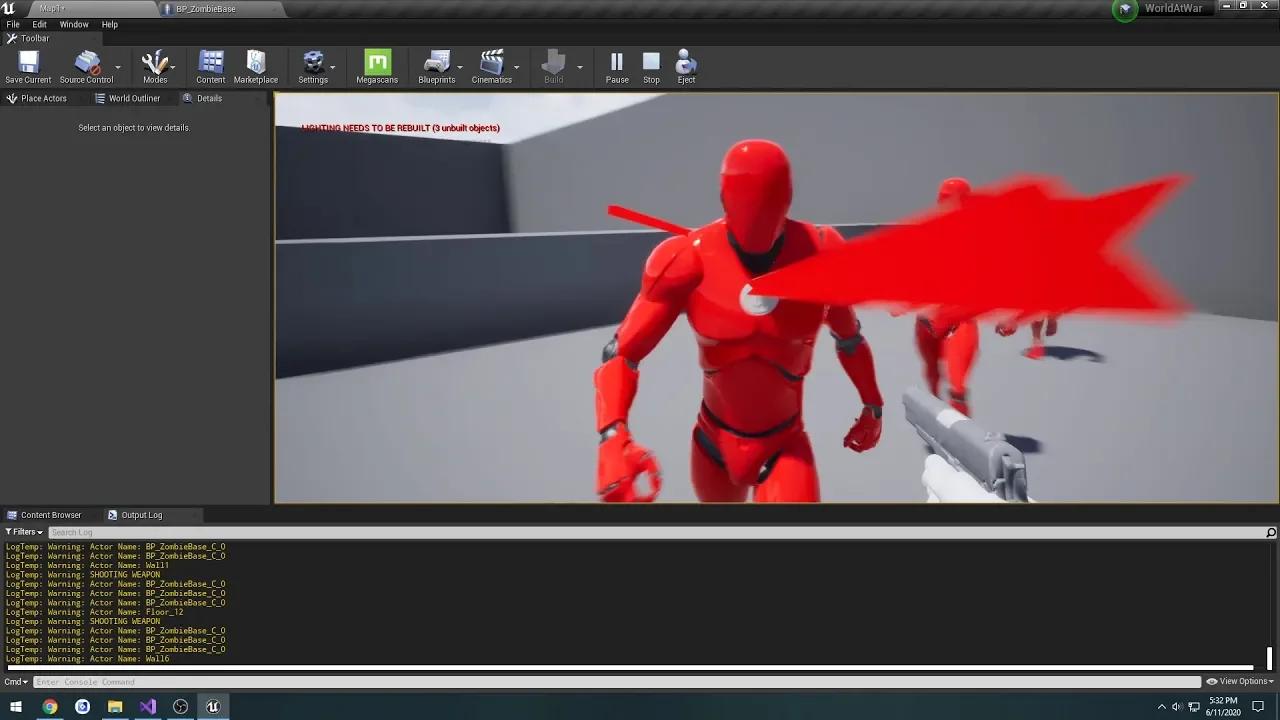 Unreal Engine C++ Nazi Zombies: 114: "Game: Setup Custom Trace Channel"