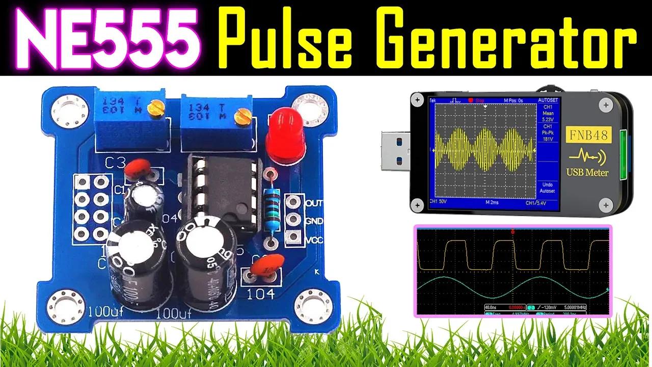 Ne555 Signal Generator Square Wave Pulse Frequency Adjustable Module 1