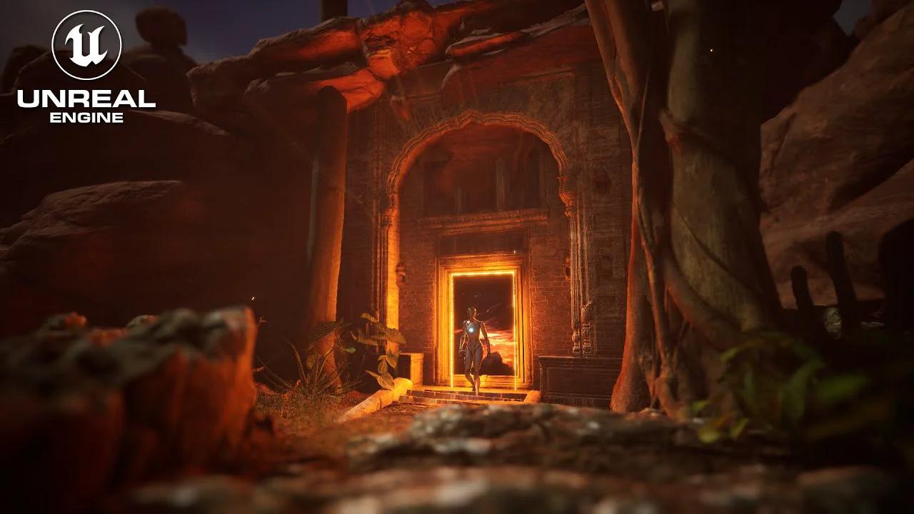 Level Design with FX in UE5 Niagara SpeedArt | Download Files