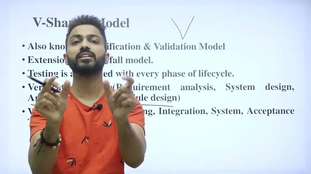 V Shaped Model With Examples Sdlc